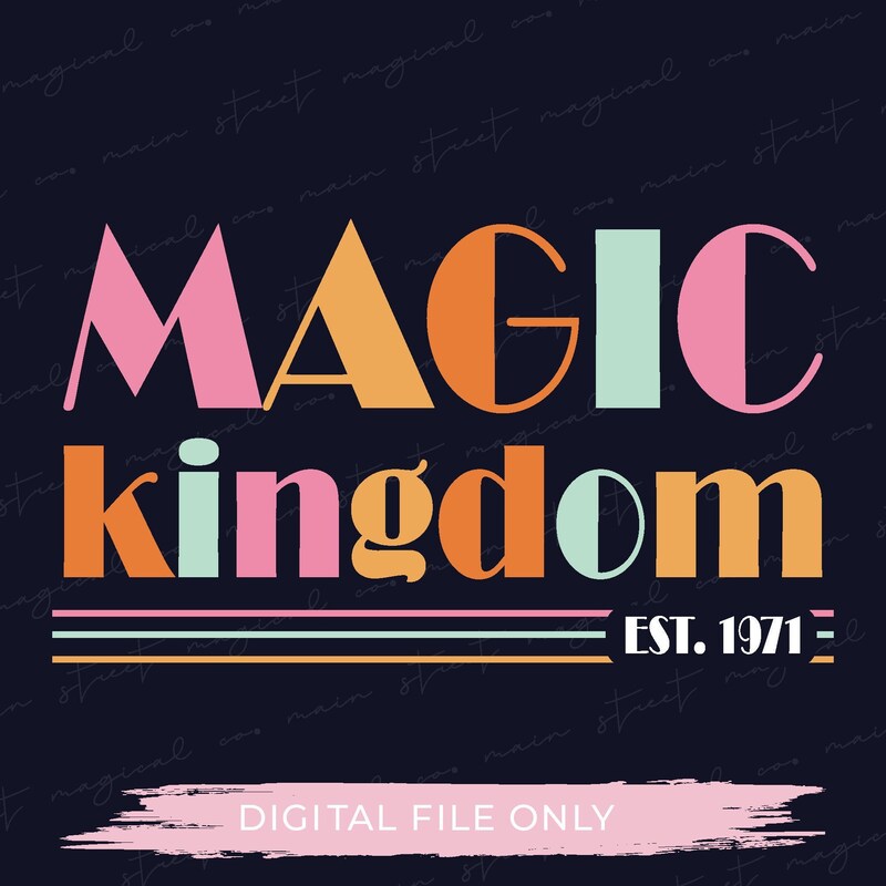 Magic Kingdom Svg - Etsy