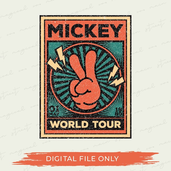 Mickey Rock and Roll Svg - Etsy