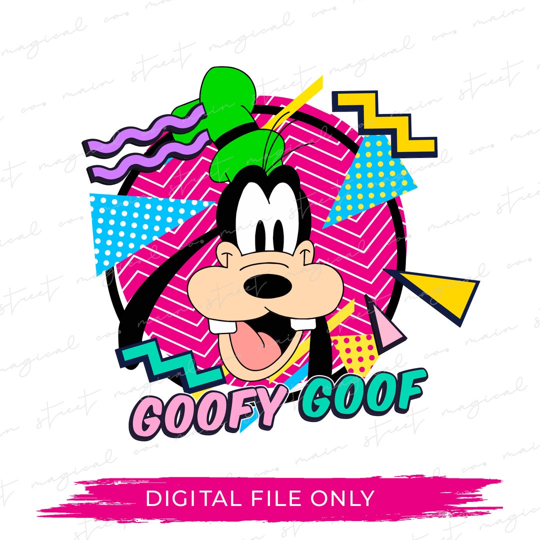 80's Goofy Png - Retro - WDW Shirt - Magical - Pdf - Png - Sublimation ...