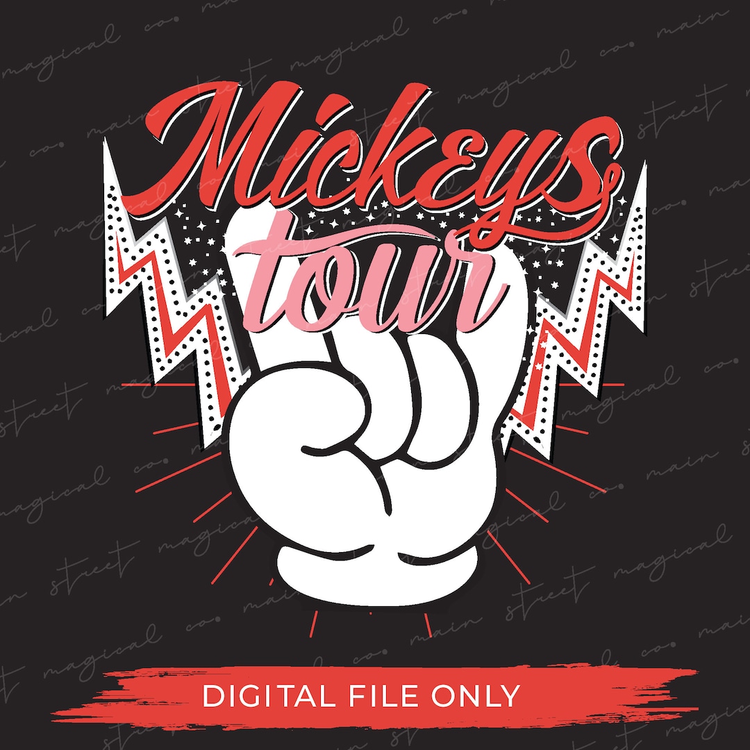 Mickeys Tour Png - Rock N Roller Coaster - Rocker Tee - Vintage ...