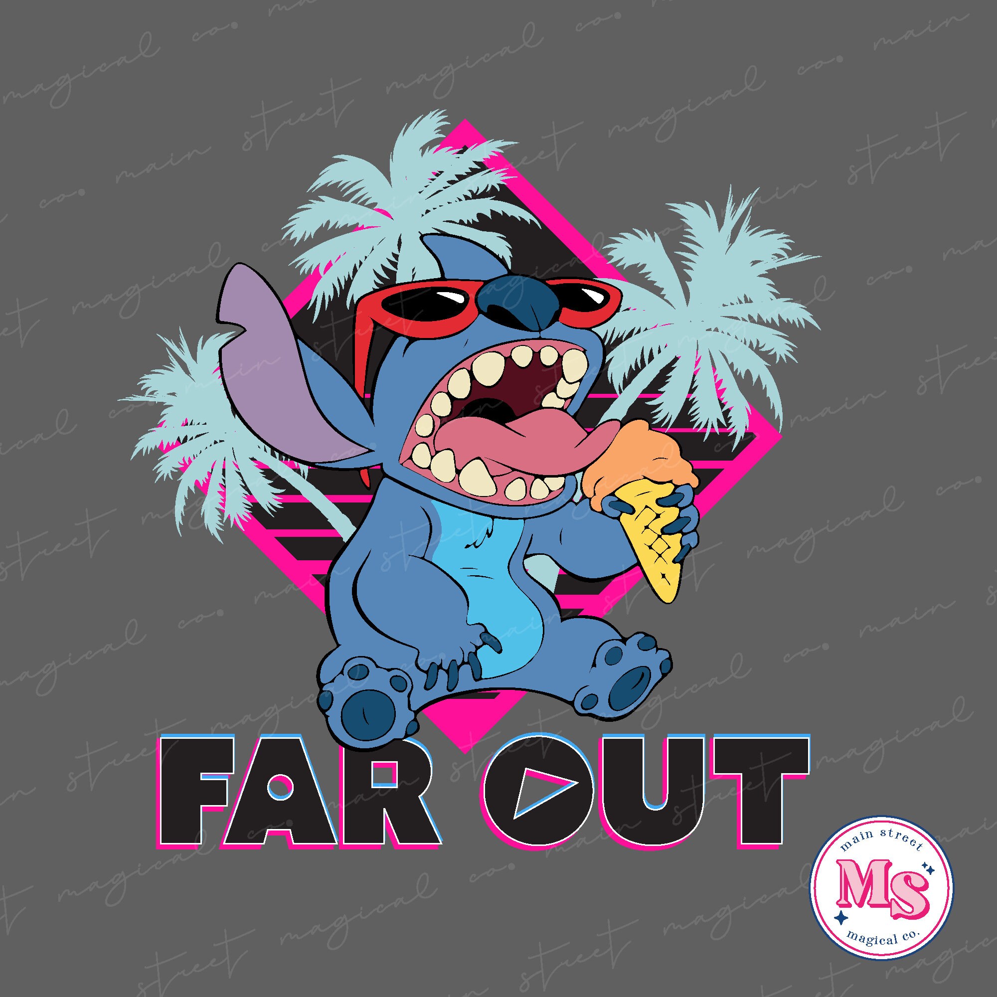 Stitch Summer Png Retro WDW Shirt Magical Pdf Png - Etsy