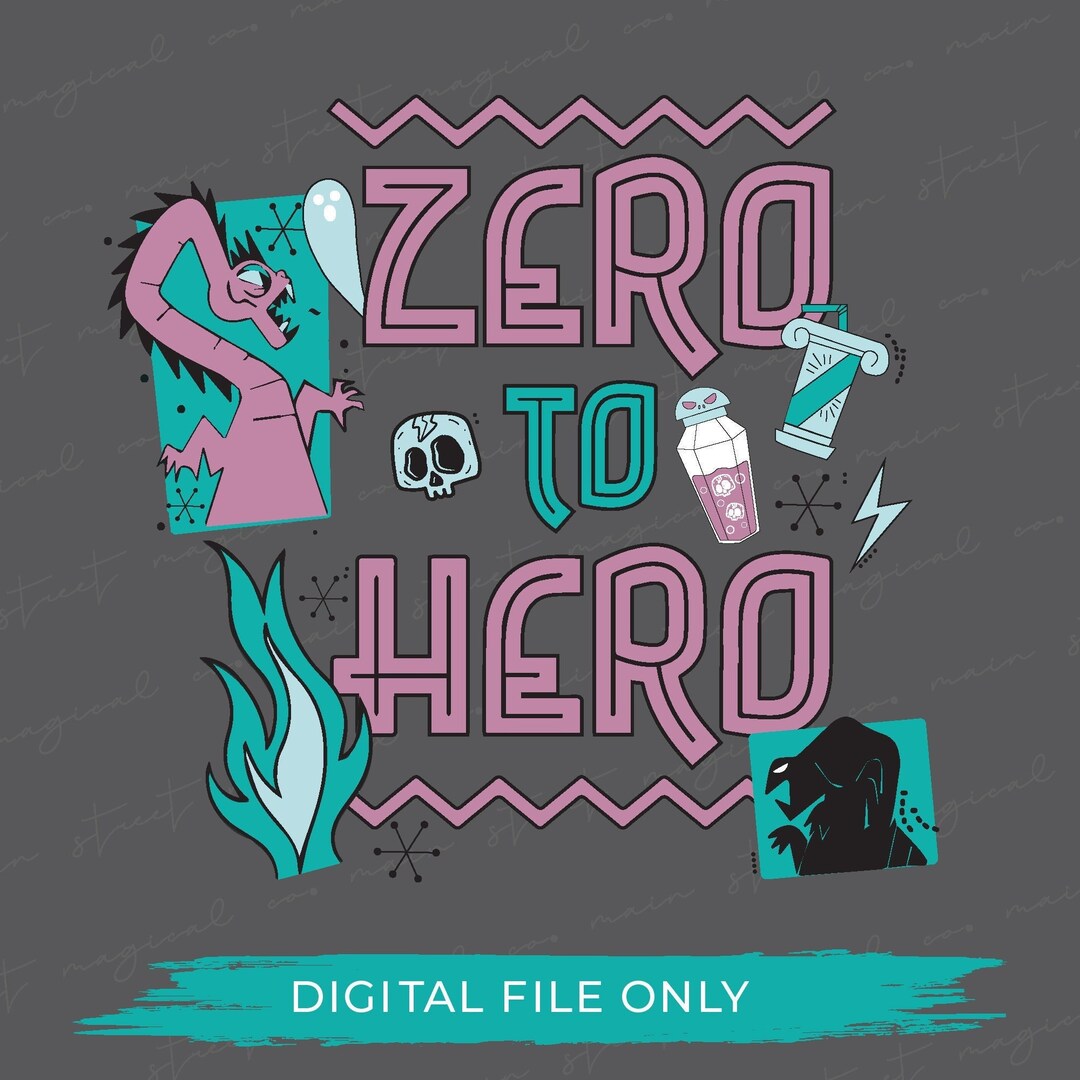 Zero to Hero Png - Hercules - WDW Shirt - Magical - Pdf - Png ...