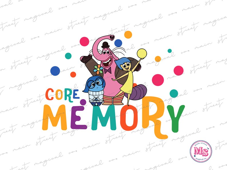 Inside Out Png - Core Memory - Pdf - Png - Sublimation - DTF - Etsy