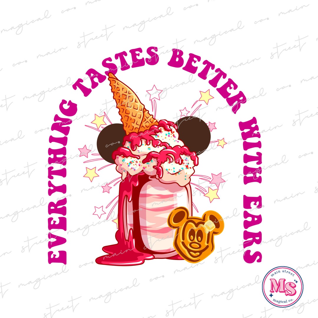 Mickey Milkshake Png Mickey Snacks Magic Kingdom Mickey Waffles WDW ...