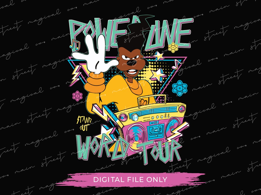 Powerline World Tour Png - Retro - WDW Shirt - Magical - Pdf - Png ...