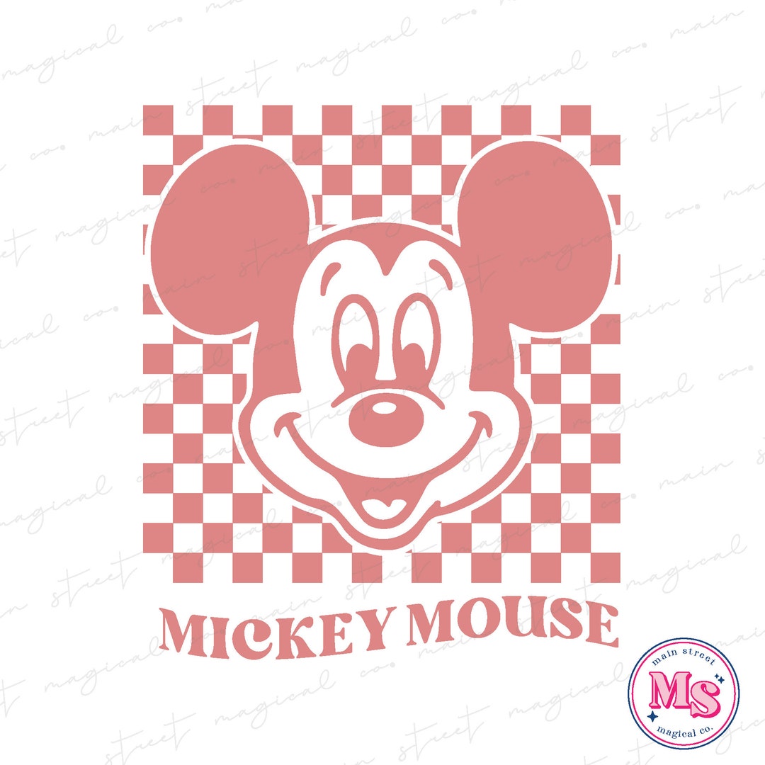 Checkered Mickey SVG - Family Trip Shirt - WDW Shirt - Magical SVG ...