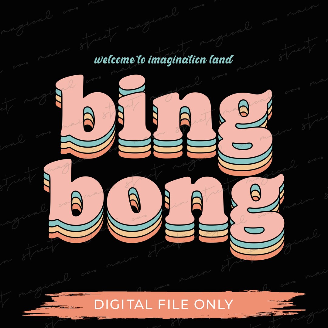 Bing Bong Png - Inside Out - Pdf - Png - Sublimation - DTF - Etsy