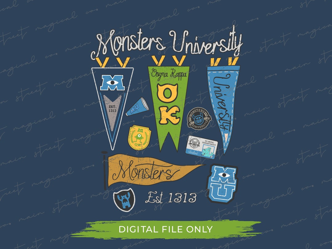Monster's University Fraternity Flags Png - Sulley - Mike Wazowski ...