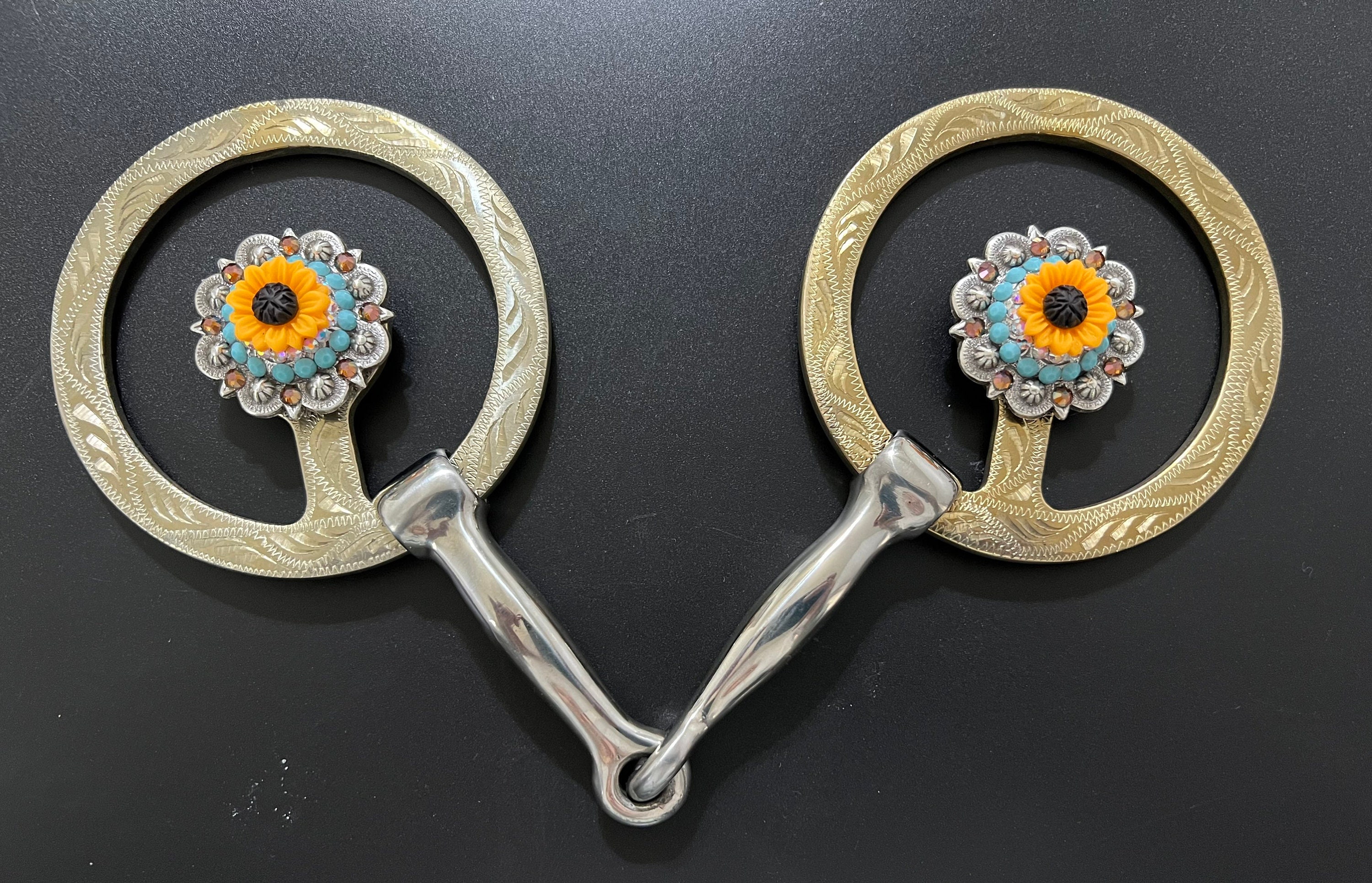 Custom Concho Snaffle Bit - Etsy