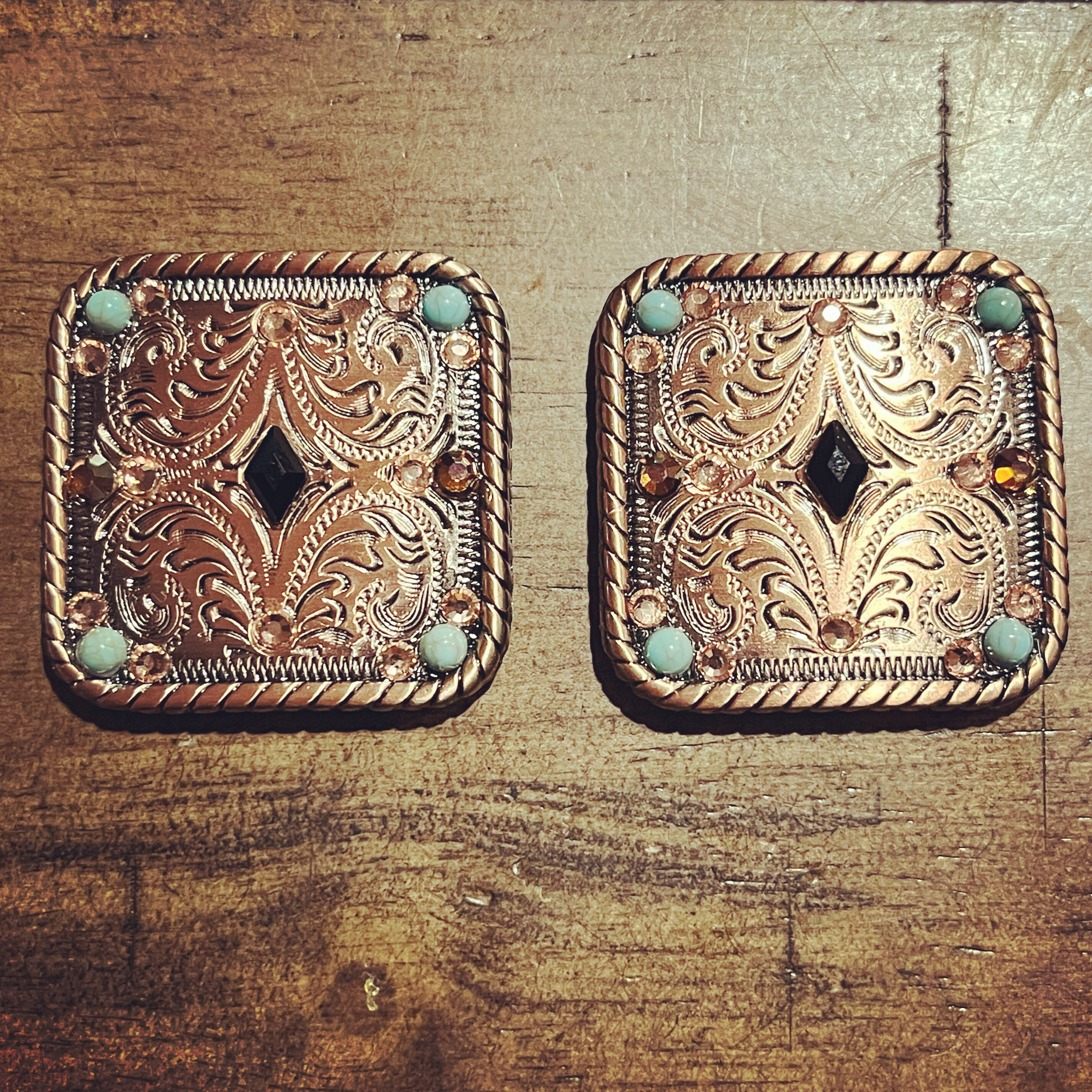 Design Your Own 2 Large Conchos (pair) - Etsy