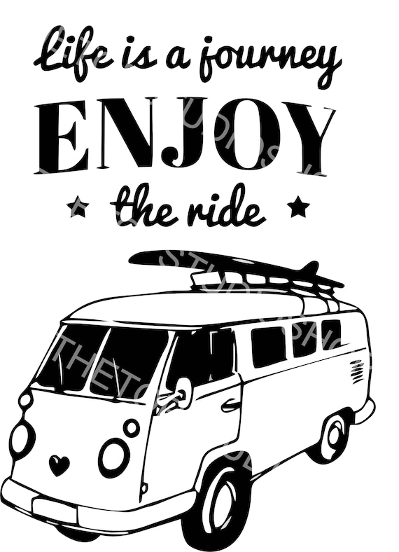 Life is a Journey Travel SVG PNG Cricut Design Silhouette - Etsy