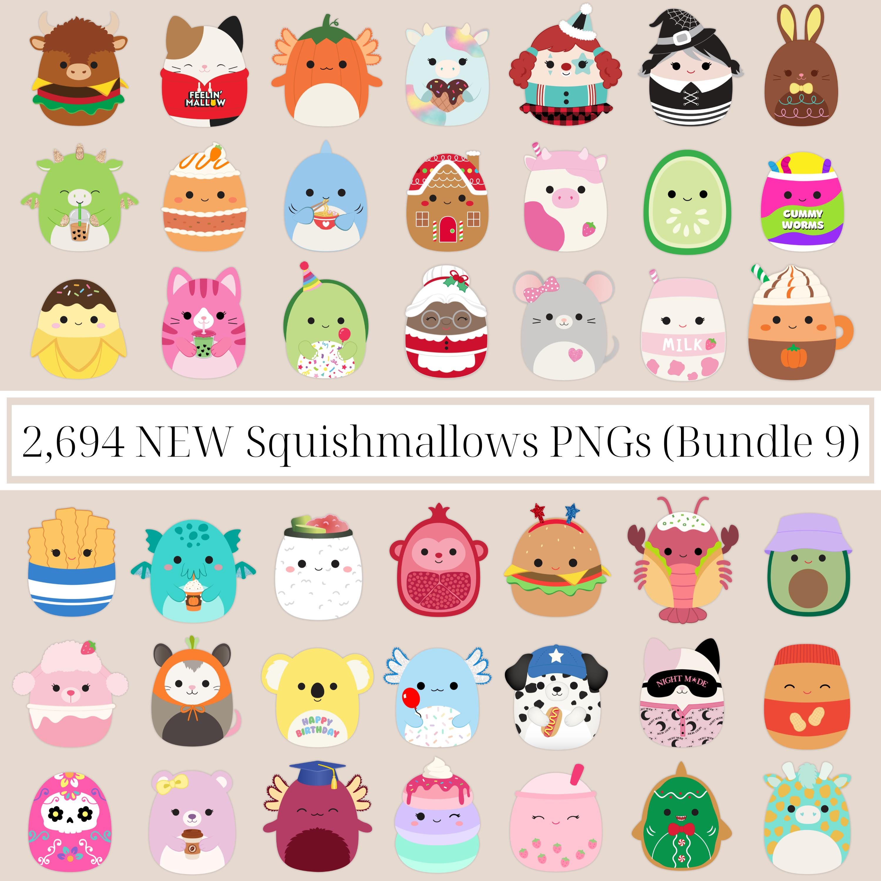 2,694 NEW Squishmallows PNG Clipart Images With Transparent Backgrounds ...