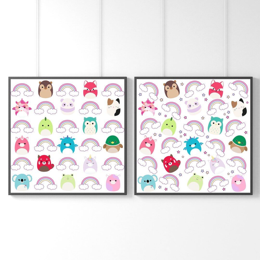 2 Squishmallows Wall Prints, INSTANT Download, Digital Download ...