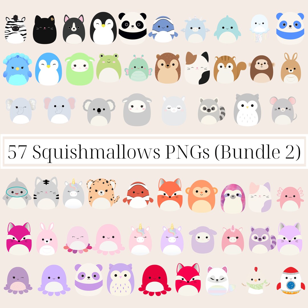 57 Squishmallows PNG Clipart Images With Transparent Backgrounds ...