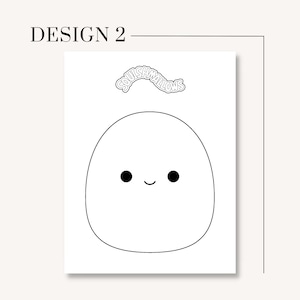 3 Make Your Own Squishmallows Coloring Page Template Pdfs, INSTANT ...