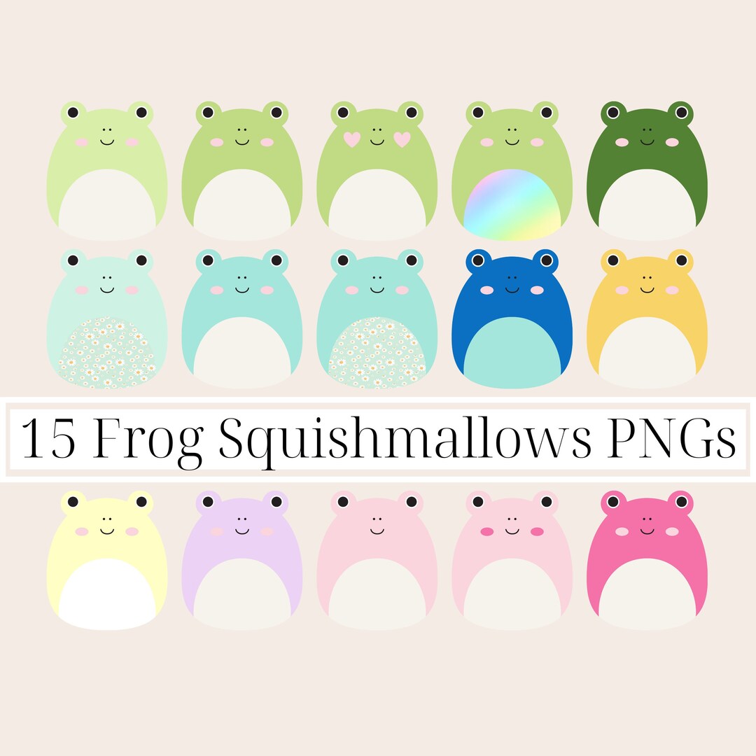 15 Squishmallows Frog PNG Clipart Images With Transparent - Etsy