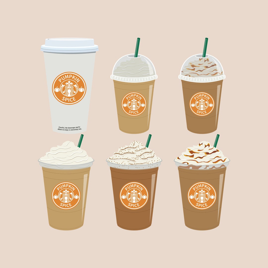 6 Starbucks Coffee With PSL Logo PNG Clipart Images With Transparent ...