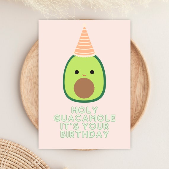 Squishmallows Printable Birthday Card INSTANT Download - Etsy
