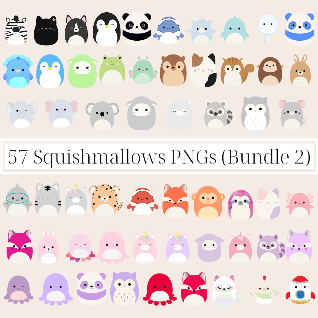 57 Squishmallows PNG Clipart Images With Transparent Backgrounds ...