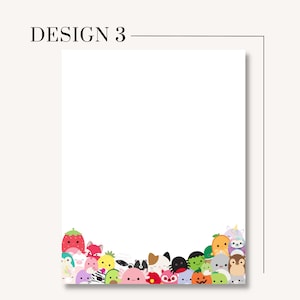 3 Squishmallows Printable/digital Papers Pdfs, INSTANT Download ...