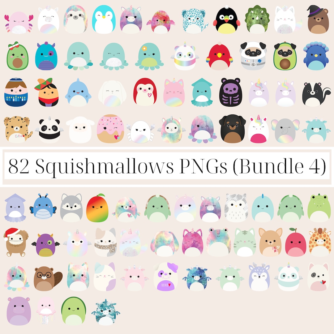 82 Squishmallows PNG Clipart Images With Transparent Backgrounds ...