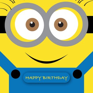 Minions Geburtstagskarte Zum Ausdrucken