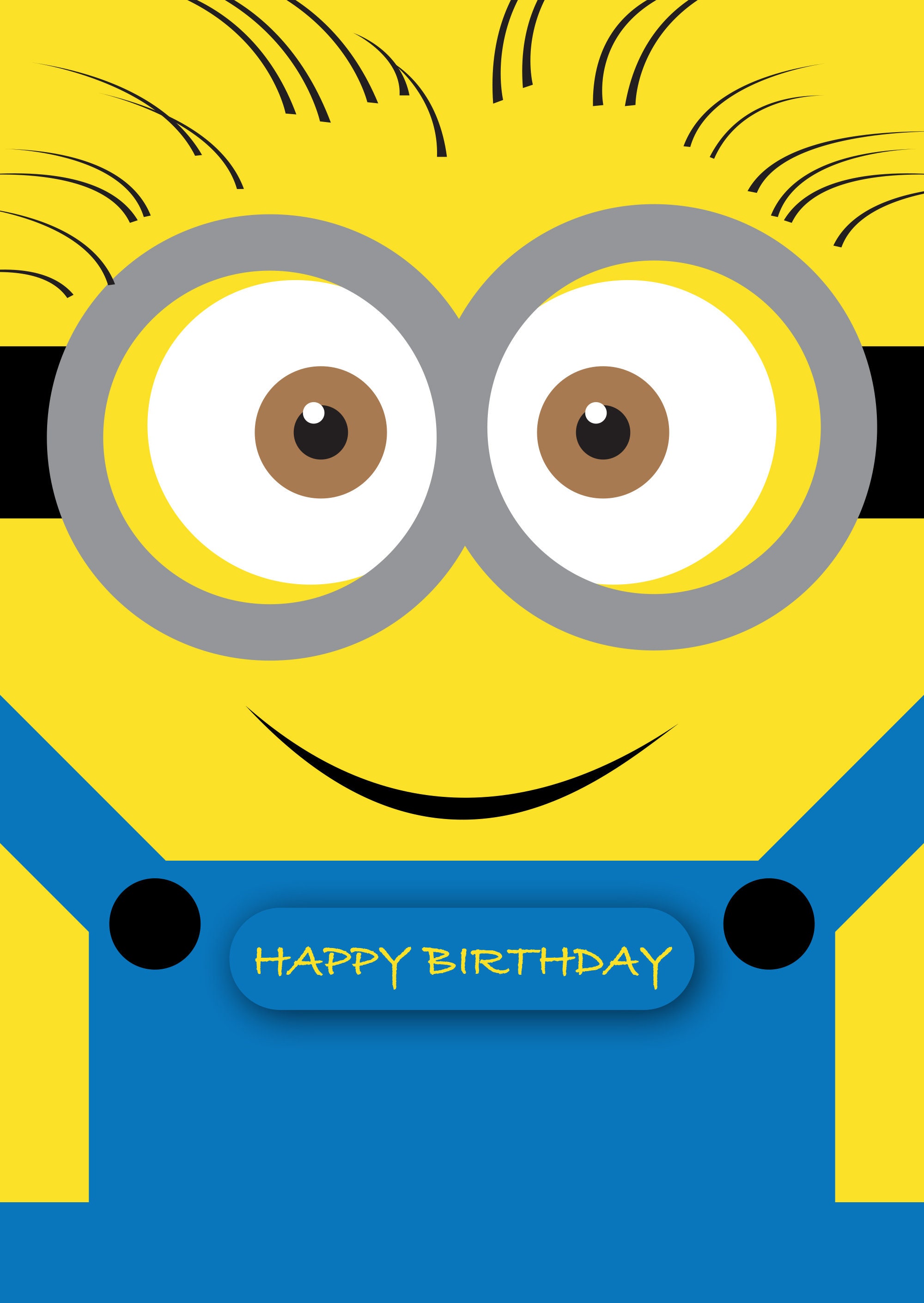 Printable Birthday Card, Digital Birthday Card, Greeting Card - Happy ...