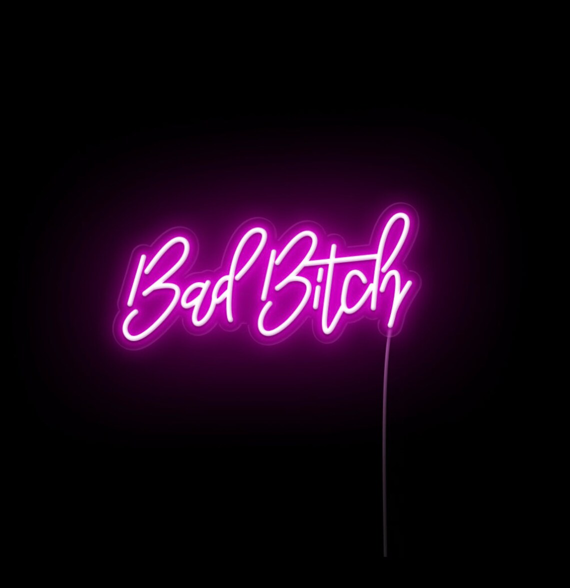 Bad Bitch Neon Sign Bad Btch LED Neon Light Sign Neon - Etsy UK
