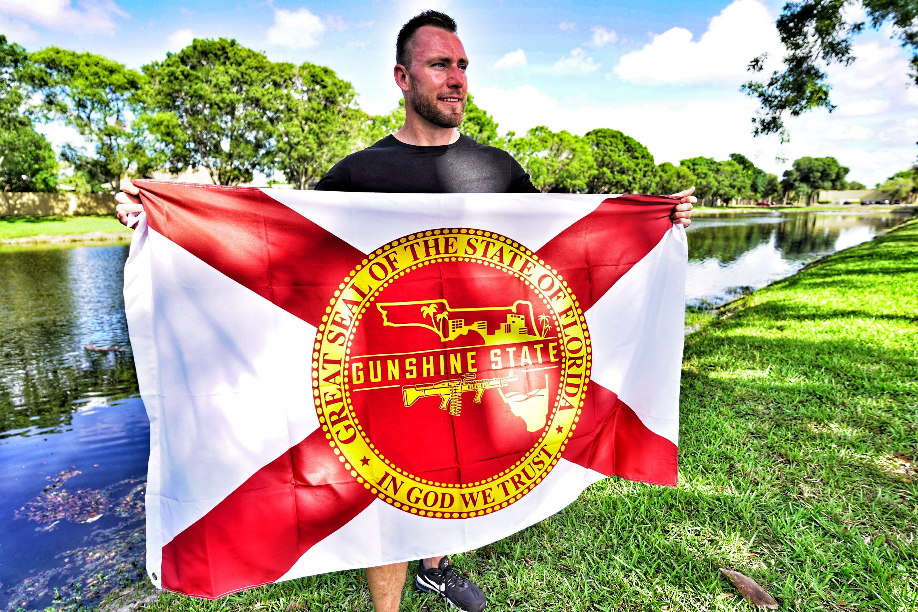 Gunshine State Florida LGB FJB Doublesided Flag - Etsy