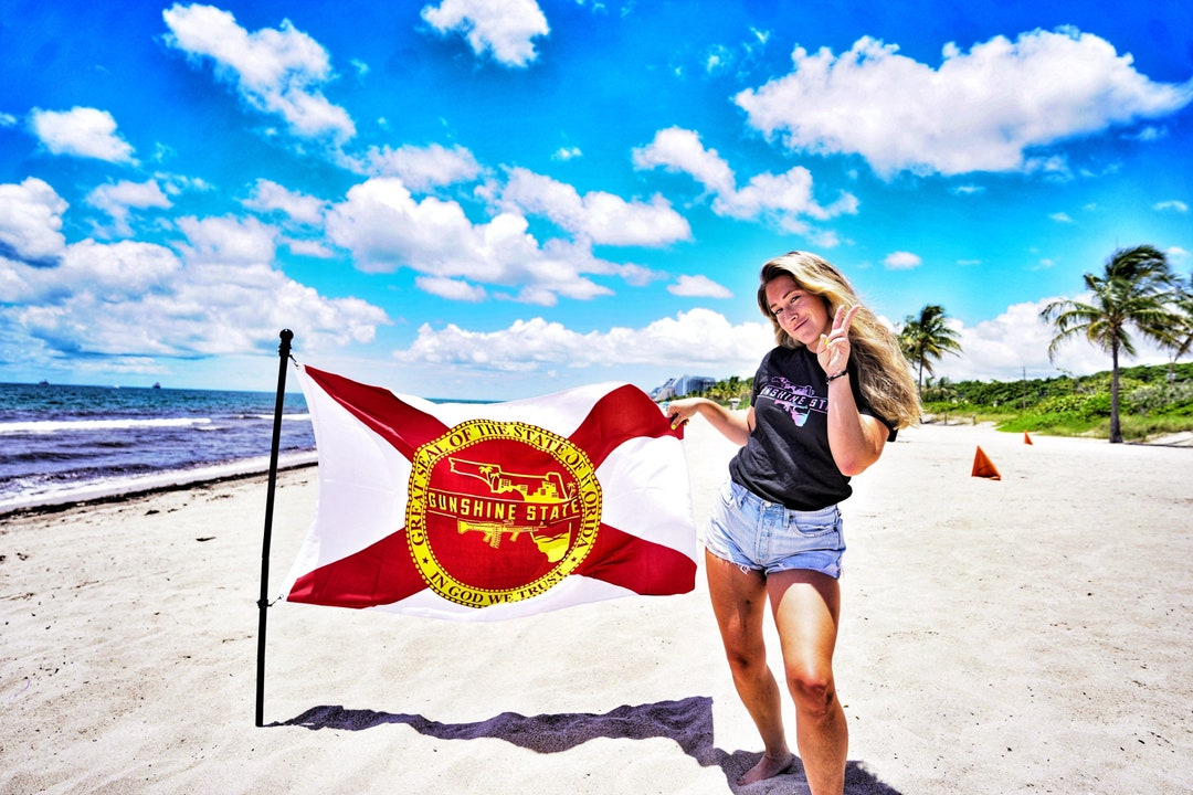 Gunshine State Florida LGB FJB Doublesided Flag - Etsy