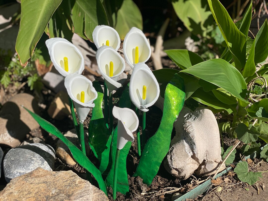 Handmade Metal Calla Lilly Powder Coated - Etsy