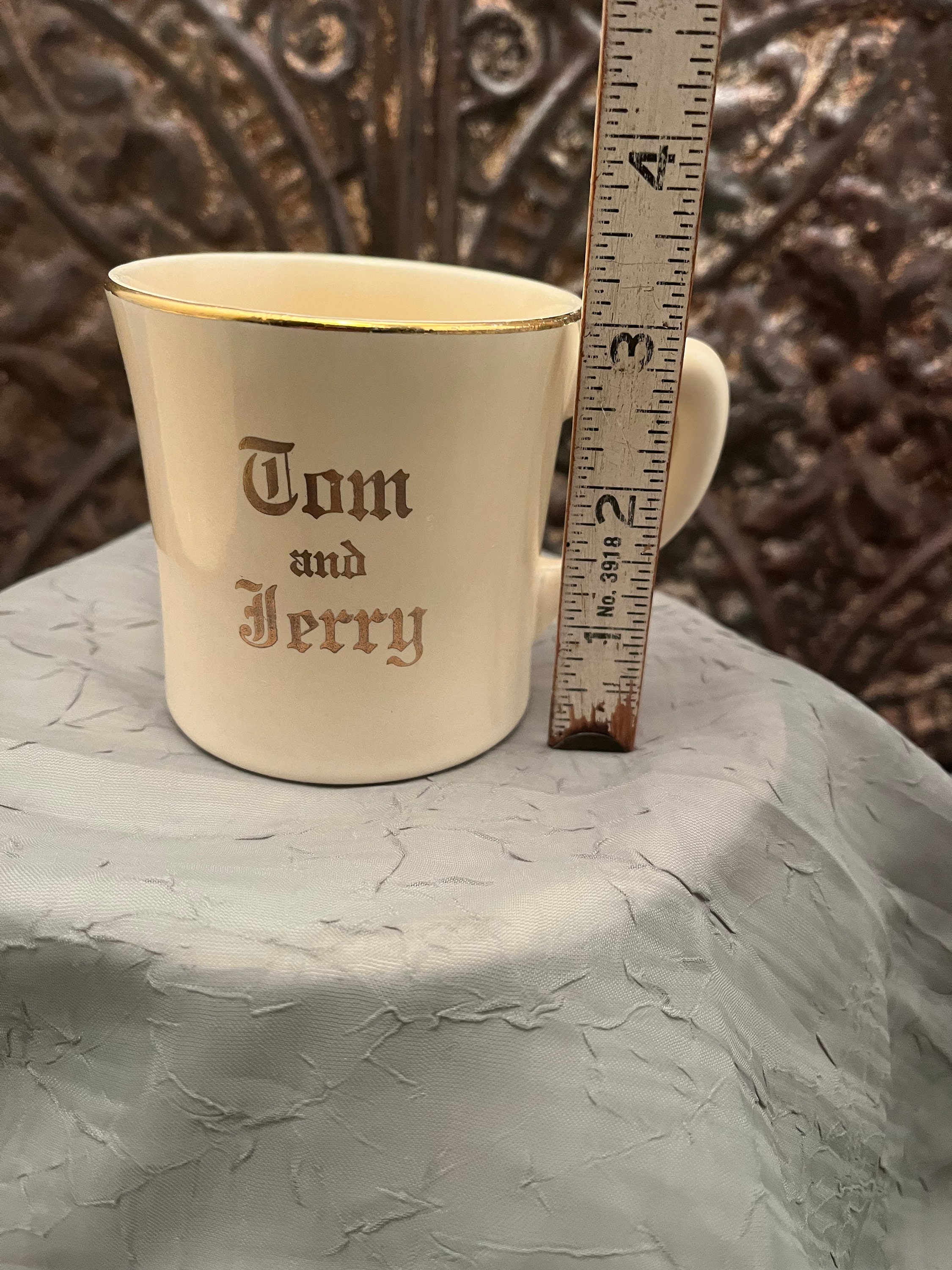 Vintage Homer Laughlin Tom and Jerry Punch Bowl With 5 Mugs - Etsy