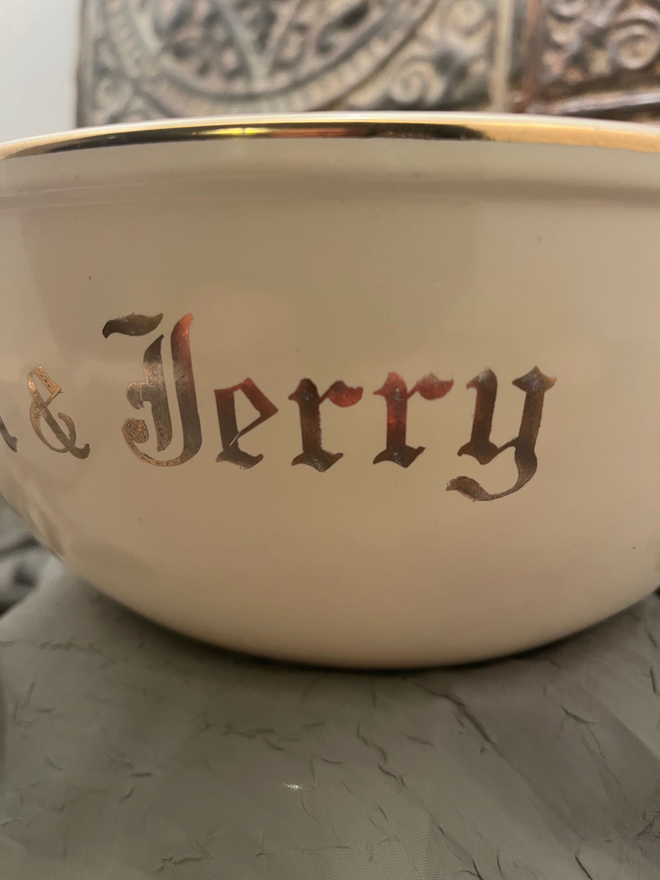 Vintage Homer Laughlin Tom and Jerry Punch Bowl With 5 Mugs - Etsy