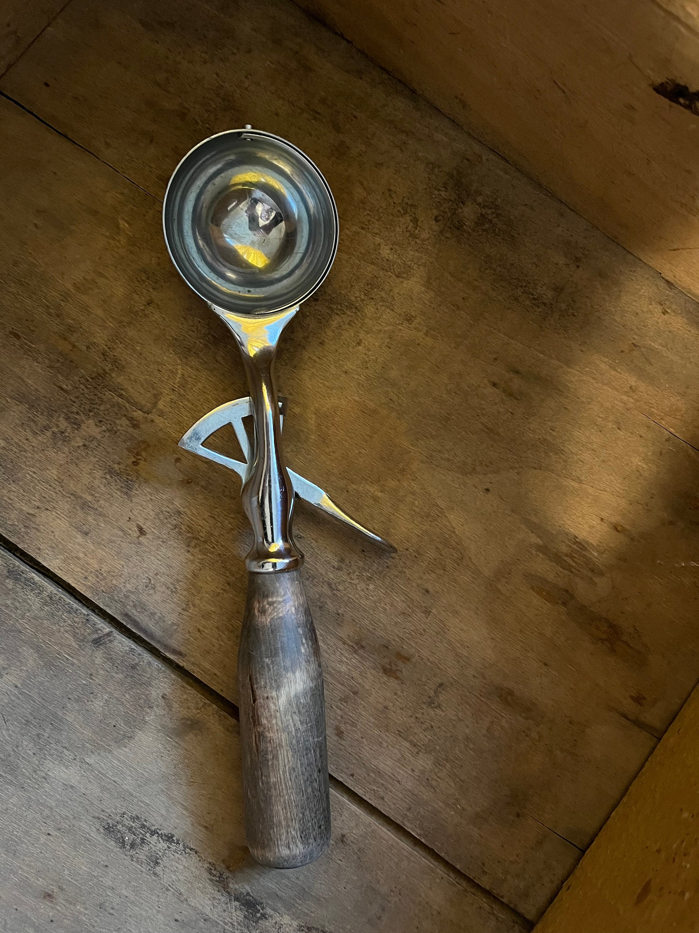 Vintage new Gem Wood Handled Ice Cream Scoop Made in the USA - Etsy