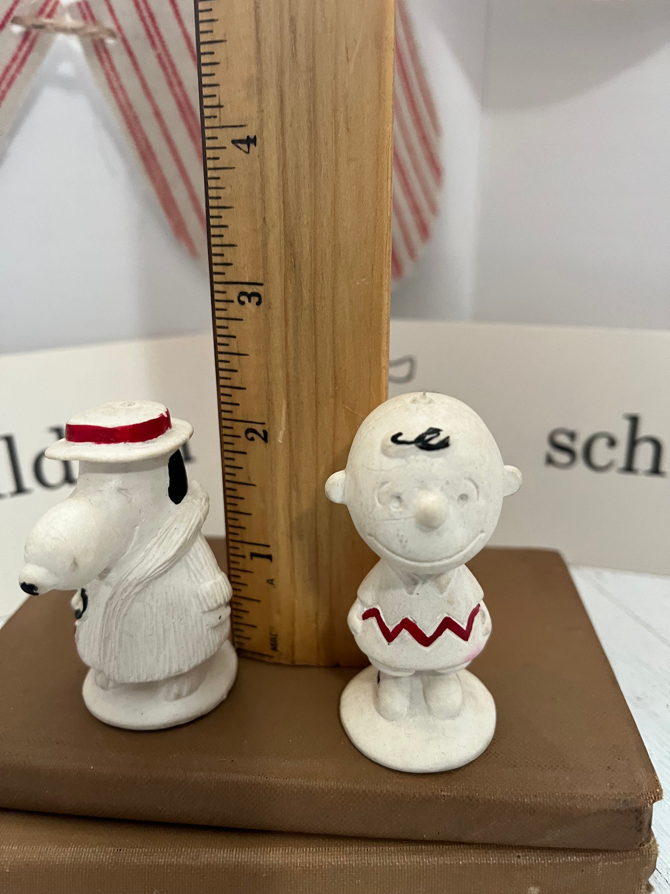 Vintage Snoopy & Charlie Brown Rubber Erasers Set of 2 Charles Shulz ...