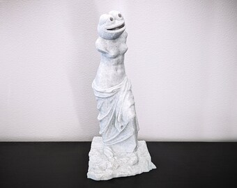 The Awakened Pepe Statue - Etsy