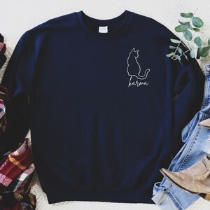 Taylor Swift Sweatshirt Karma is a Cat Crewneck Tswift Merch Hoodie ...