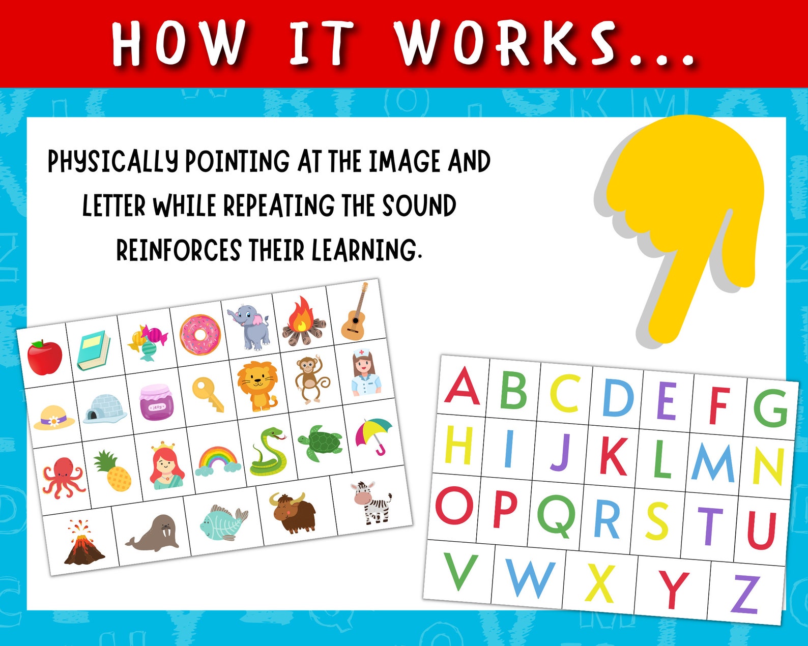 Alphabet Letter Sounds Activity, Preschool Beginning Alphabet Sounds ...