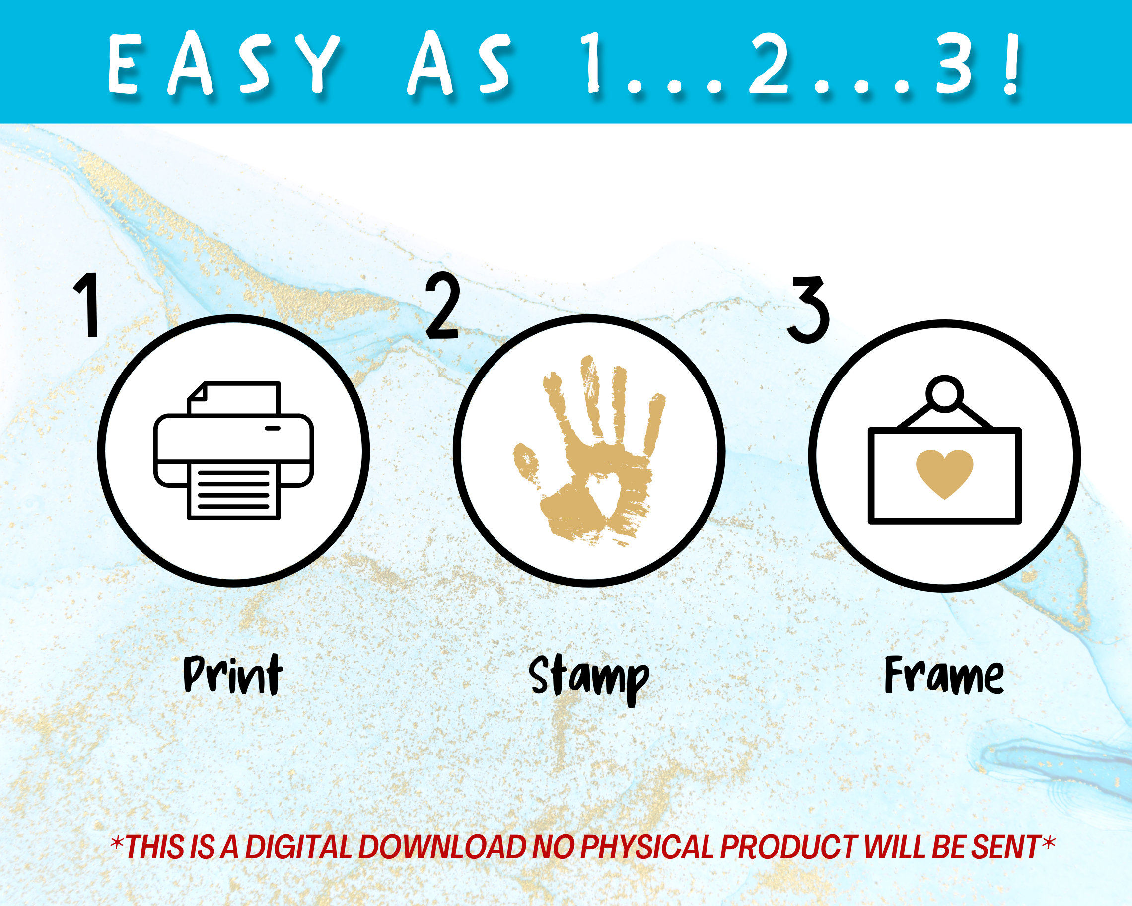 Baby Handprint Art, These Little Hands Poem, DIY Craft, Toddler ...