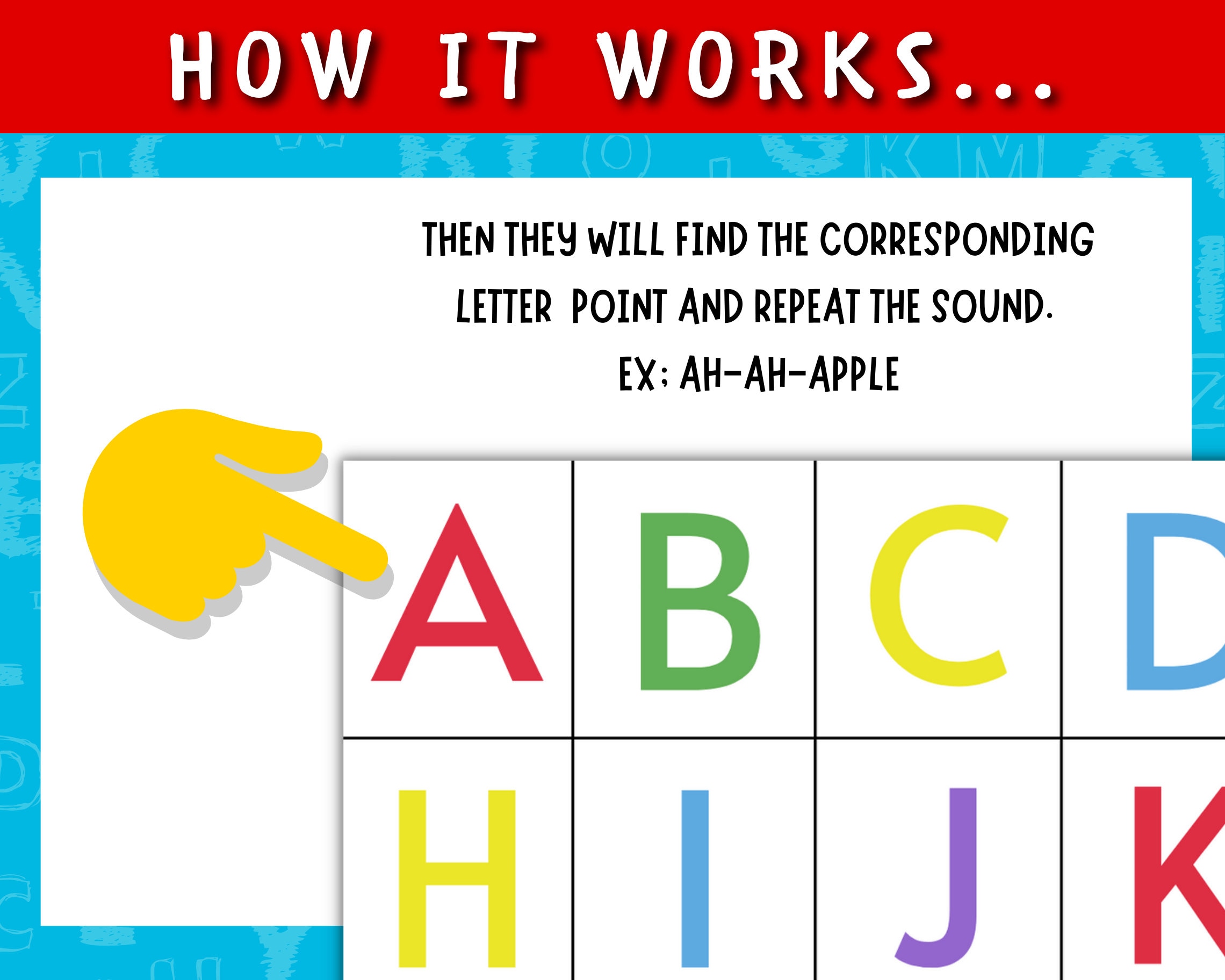 Alphabet Letter Sounds Activity, Preschool Beginning Alphabet Sounds ...