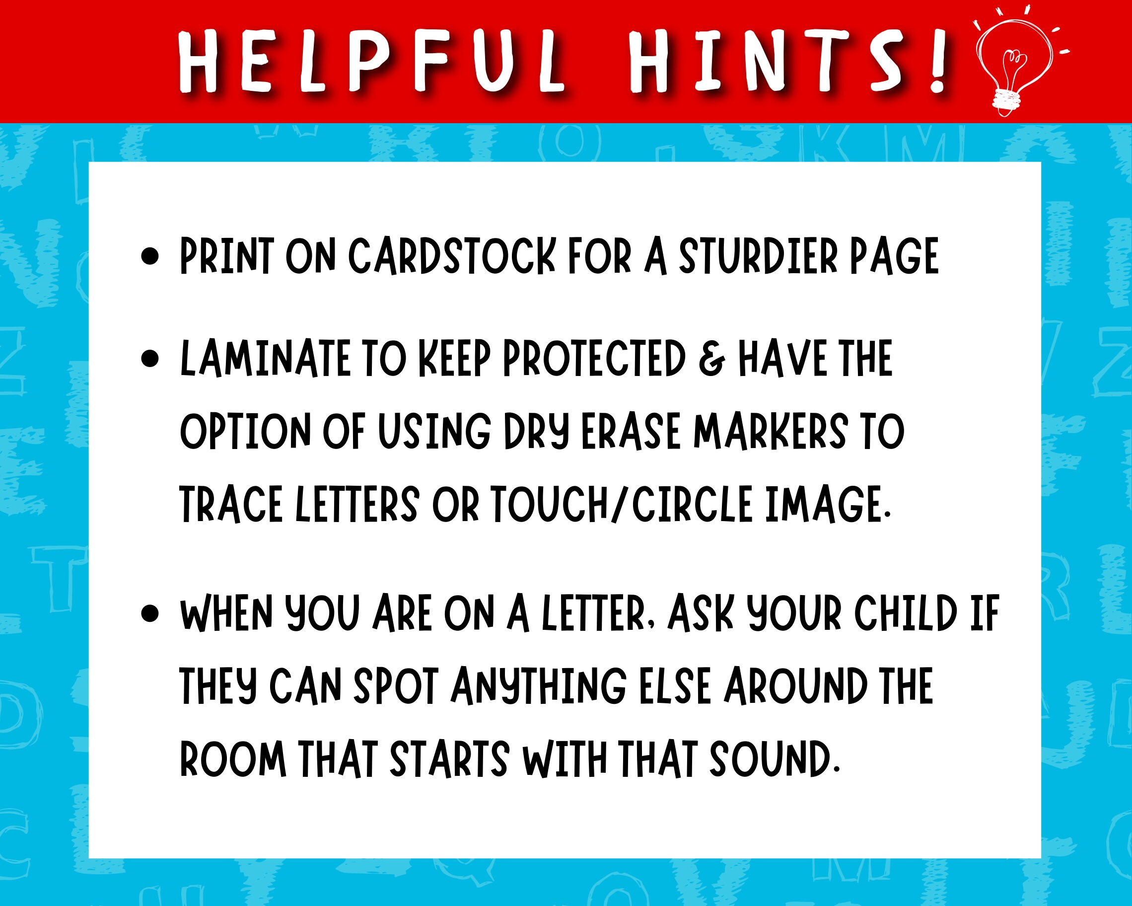 Alphabet Letter Sounds Activity, Preschool Beginning Alphabet Sounds ...