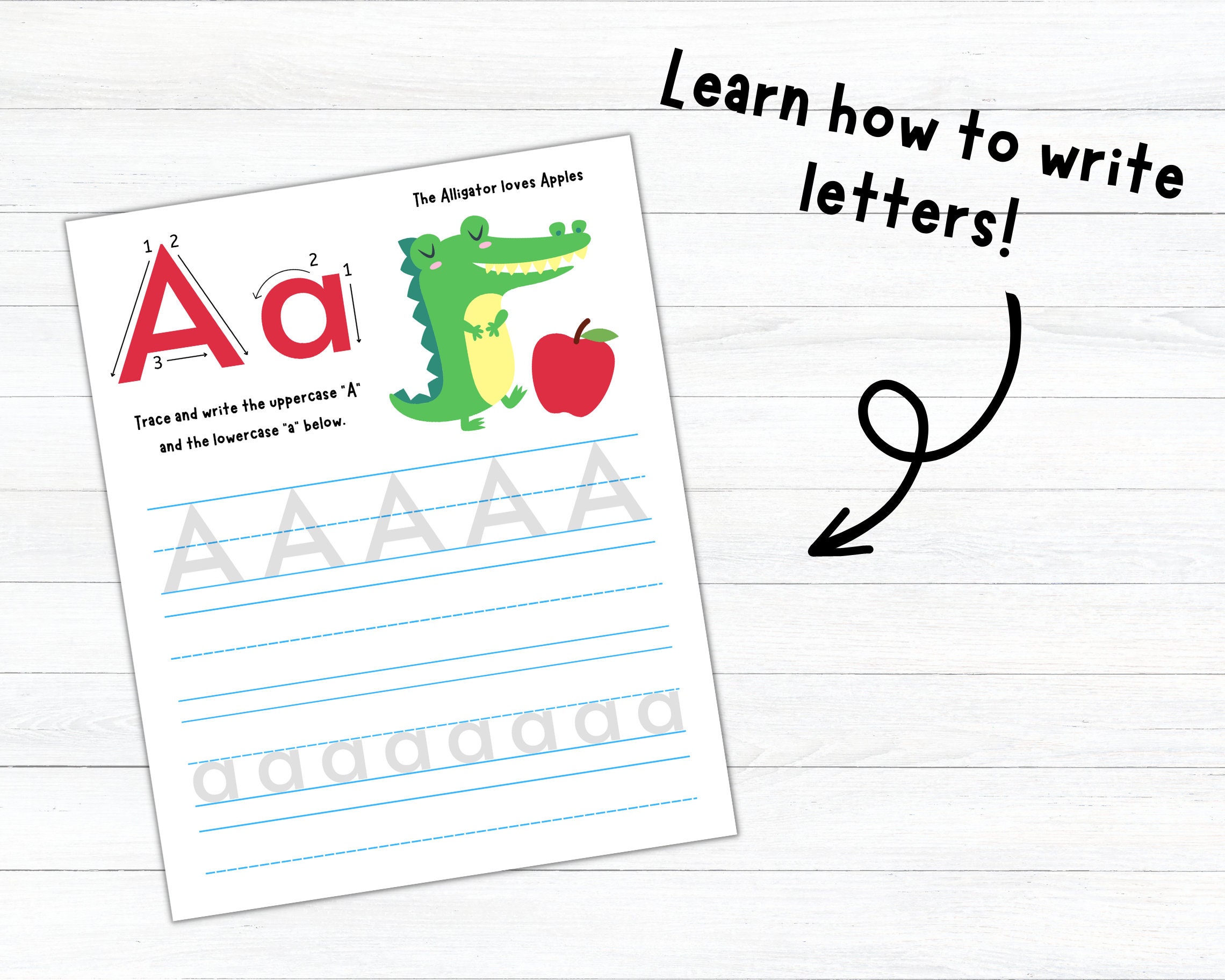 Letter Tracing Printable, Letter Tracing Template, Letter Tracing ...