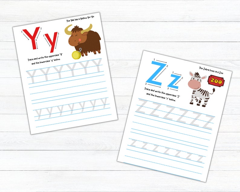 Letter Tracing Printable, Letter Tracing Template, Letter Tracing ...