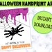 Halloween Handprint Art, Handprint Craft for Kids, DIY Handprint Art ...