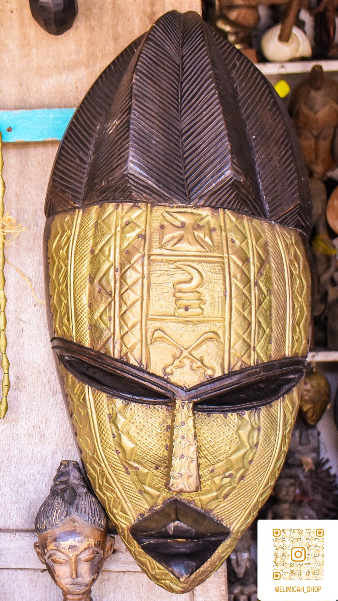 Ashanti Masks - Authentic Handcrafted African Art - Exquisite Cultural ...