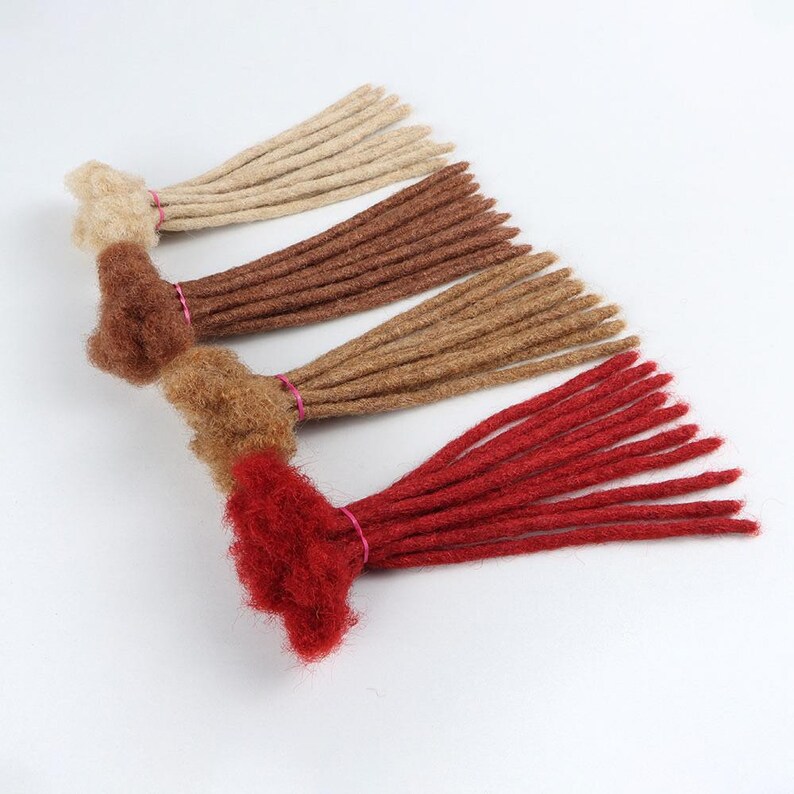 Colorful Handmade Dreadlock Extensions: 21 Vibrant Shades - Etsy