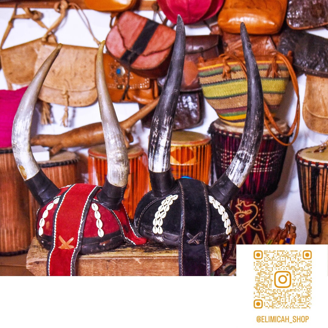 Dagomba Warrior Cap - Authentic Handcrafted Headgear for Traditional ...