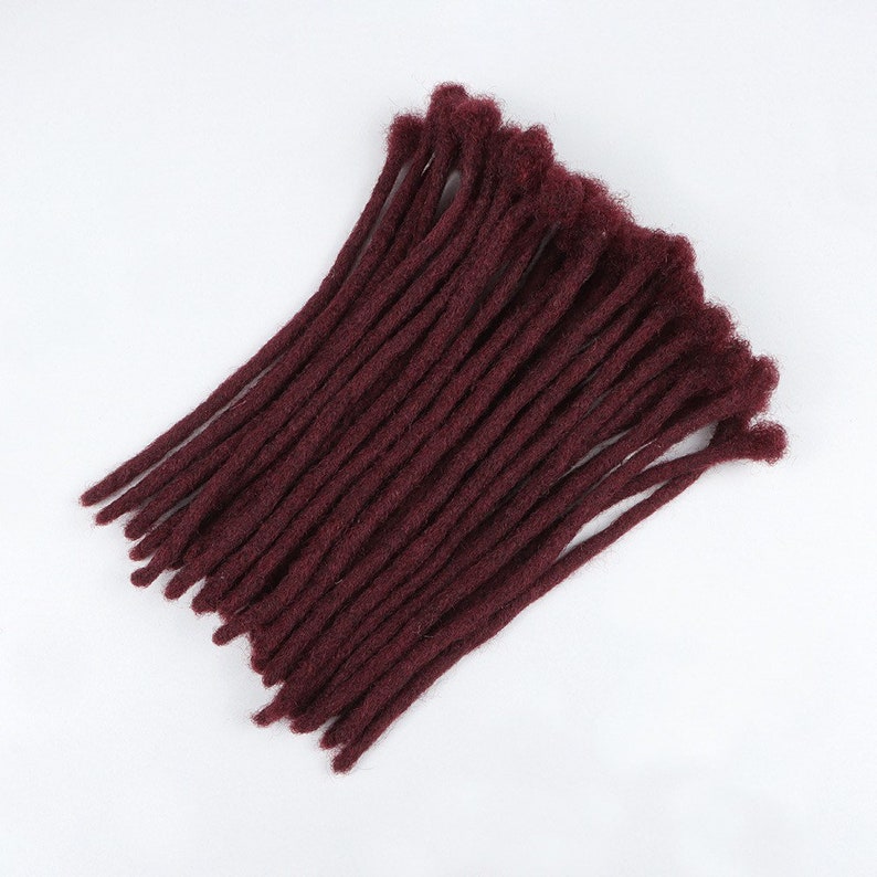 Colorful Handmade Dreadlock Extensions: 21 Vibrant Shades of Human Hair ...
