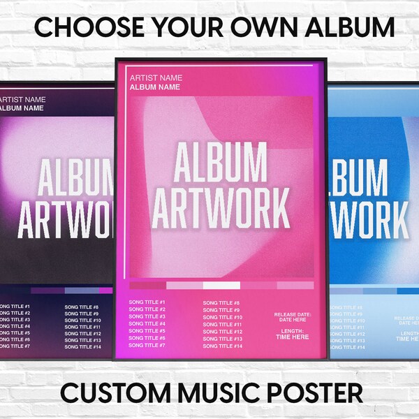 Album Poster - Etsy