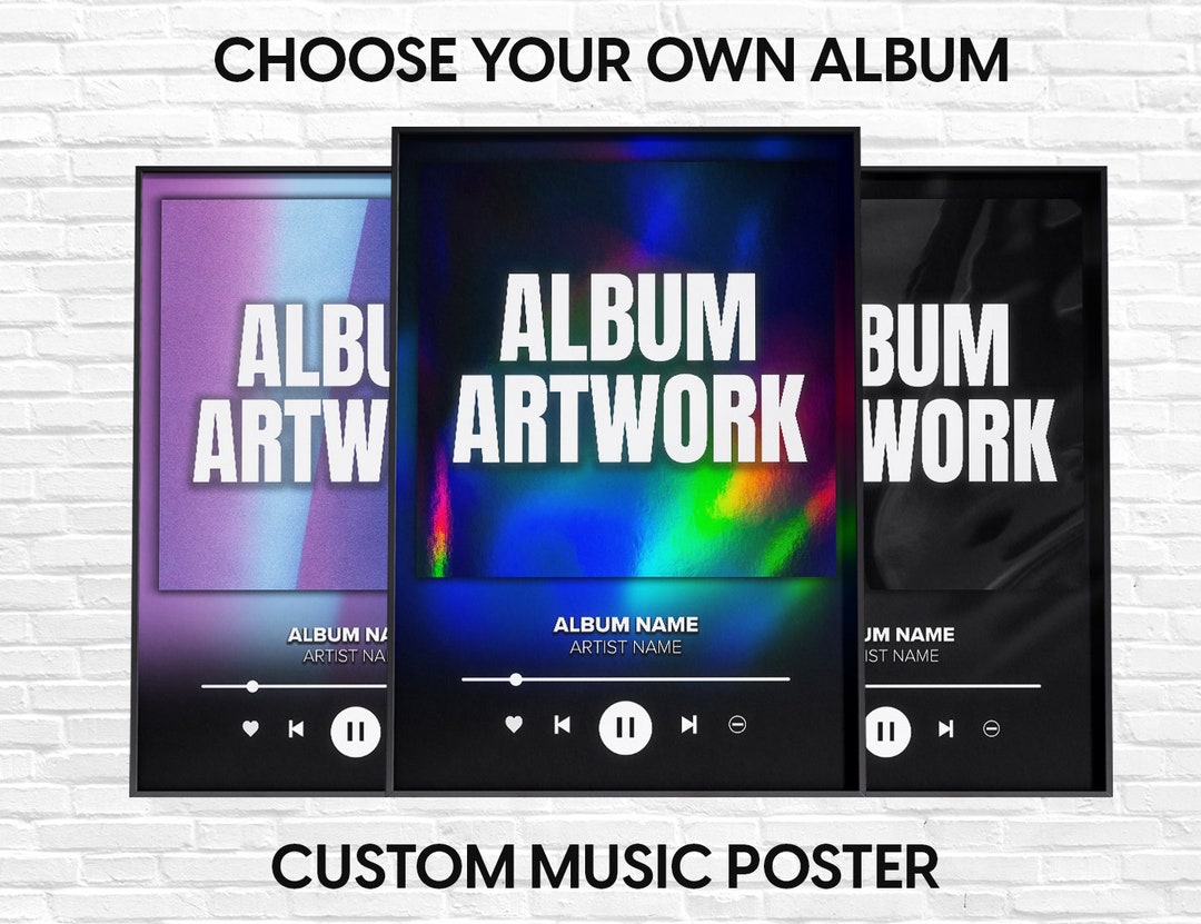 Choose Your Own Album Poster Custom Album Poster Album Cover Now ...